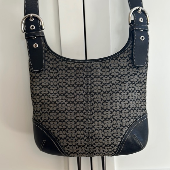 Coach | Bags | Coach Black Signature Shoulder Bag 6386 | Poshmark